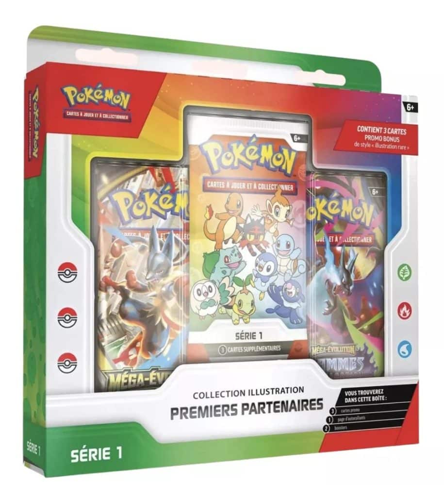 Coffret 30 Ans Premiers Partenaires - ME01 ME02 - Francais 2026 Pokemon ...