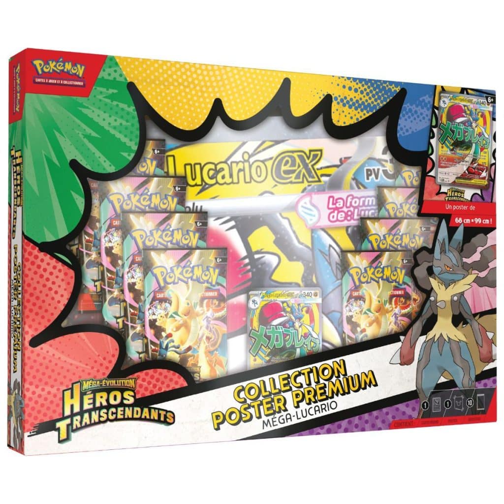 Coffret Pin Deluxe Heros Transcendants - ME2.5 - Francais 2026 Pokemon ...